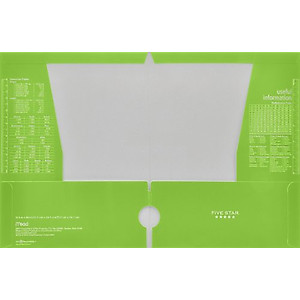 Five Star 2-Pocket Folder, Folders with Pockets, Lime (72895)