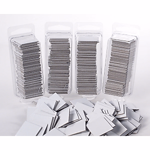 Hedral Value Pack of 200 - Blank 1" Square Board Game Chits Tiles Counters Markers DIY D&D