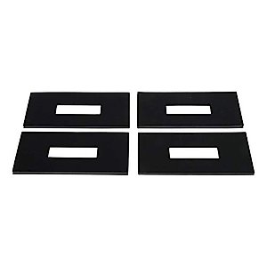 CURT 16900 5th Wheel Rail Sound Dampening Pads, 4-Pack