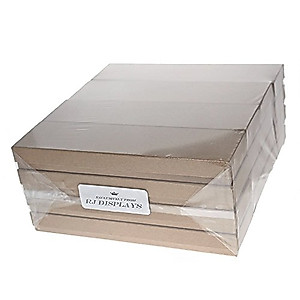 20 Brown Kraft Cotton Boxes Jewelry Bracelet, Watches, Necklace and Anklet Gift Displays 8" x 2"