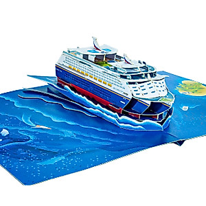 WOWPAPERART 3D Pop Up Greeting Card - Blank Inside for Personalized Messages, Multicolor, 5 x 7 Inches, Folded Flat, Great for Birthdays, Christmas, Love, Thank You, and More