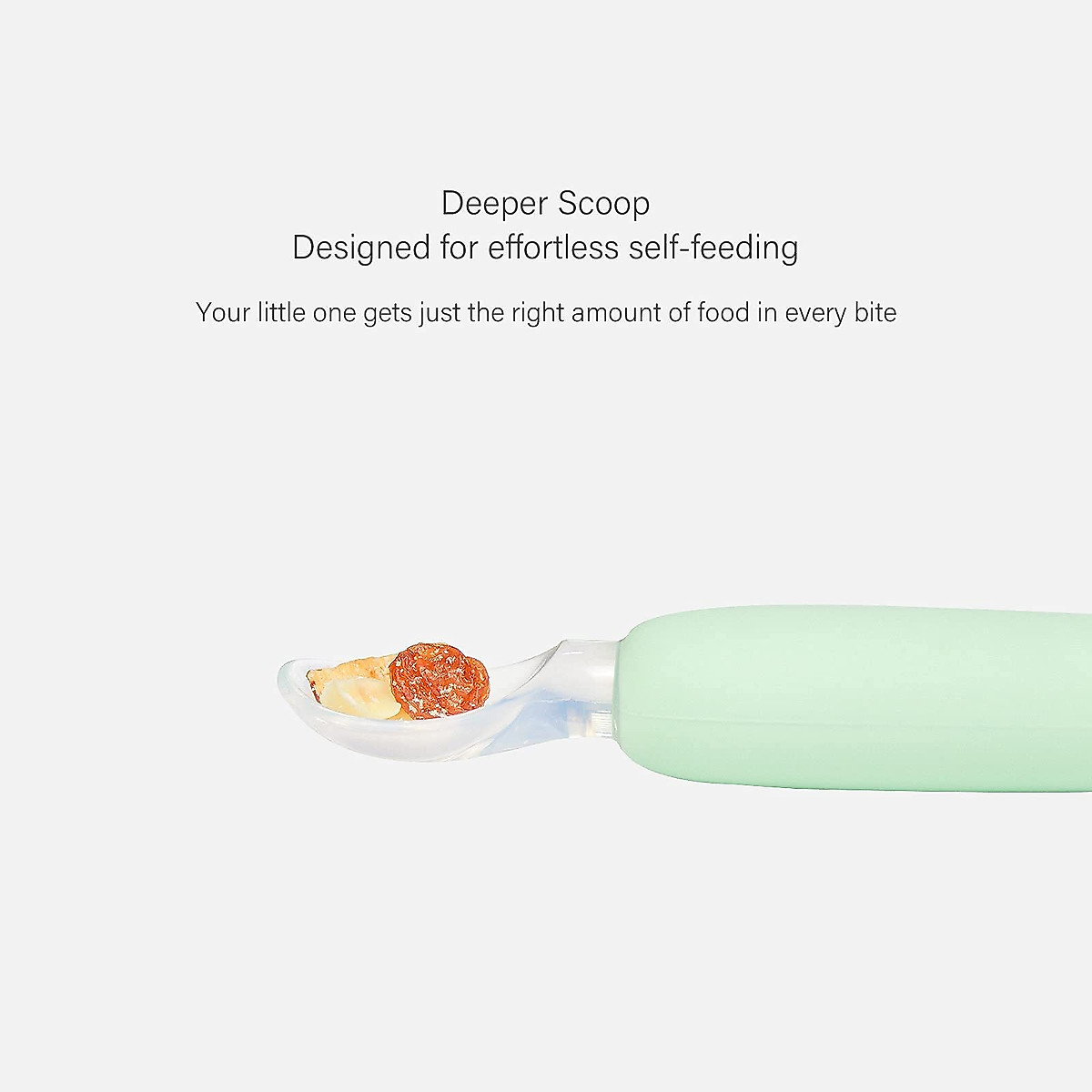 YOOFOREA 6 Piece Silicone Baby Feeding Set I Roll Up Bibs, Bowls, Spoons, for Babies Toddlers Boys Girls I 100% Food Grade Silicone I BPA BPS PVC Free, Dishwasher Safe, Easy to Clean (Tea & Cream)