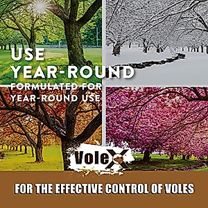 VoleX - Effective Against All Species of Voles. Safe for use Around People, Pets, Livestock, and Wildlife (3 Pound)