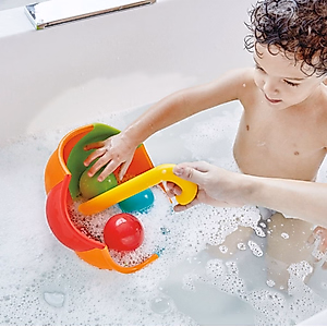 Hape Little Splashers Rainy Day Catching Set Bath Toy| Bathtub Shower Toy for Toddlers