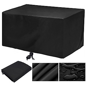 Patio Furniture Covers, Outdoor Couch Cover Waterproof 56 x 40 Inch Outside Dining Set Cover Table and Chair Covers Heavy Duty, Rectangular (56"L x 40"W x 28"H // 140x100x70cm)