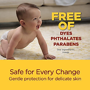 A+D Original Diaper Rash Ointment, Baby Skin Protectant With Lanolin and Petrolatum, Seals Out Wetness, Helps Prevent Diaper Rash, 4 Ounce Tube, Packaging May Vary