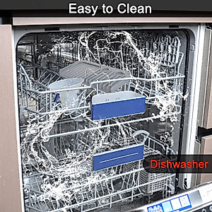 Gosmol Self-Draining Kitchen Sink Caddy, Gray, 9.1 in x 4 in, Unisex