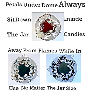 Peek Product Designs Adjustable Candle Topper for Jar Candles - Ocean Design with Coral Reef & Stingrays - Candle Cover Shade Sleeve Lid