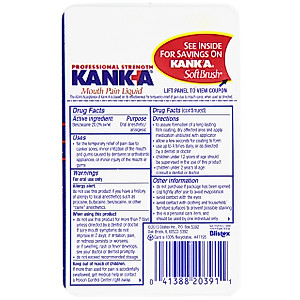 Blistex Kanka Mouth Pain Liquid, Professional Strength , 0.33 oz