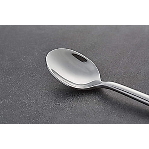 Annova Silverware Set 24 PCS Set Forged Premium Stainless Steel/Flatware - 6 x Dinner Forks, 6 x Dinner Knives, 6 x Dinner Spoons, 6 x Dessert Spoons - Service for 6