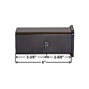 Receiver Hitch Adapter (RH-252C) - 2.5 inch to 2 inch - Made in U.S.A.