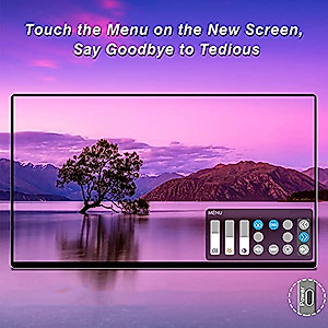 4K Portable Monitor Touchscreen Automatic Rotate 17.3 Inch UHD 3840x2160 Wireless Display Airplay Miracast Monitor for Phone HDMI USB C Monitor Vesa Mount HD Laptop Display (Non-battery Monitor)