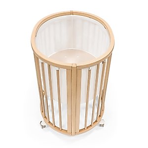 Stokke Sleepi Mini Mesh Liner, White - Breathable 3D Mesh for Safe Sleep - Compatible with Stokke Sleepi Mini - Machine Washable