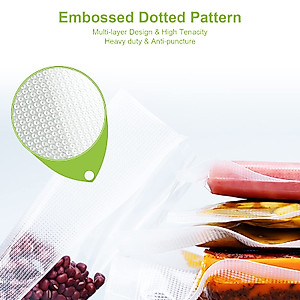 Gokilife Vacuum Sealer Bags, 8" x 20' 10" x 20' 11" x 20' Food Vacuum Bags Rolls 3 Pack, BPA Free, Heavy Duty, Cut to Size Roll for Vac Storage, Meal Prep or Sous Vide