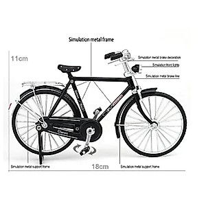 YTCPMHEA DIY Retro Bicycle Model, Metal Alloy, 51 Accessories, Unisex, Non-Riding Toy Vehicle, 11 x 7 x 5.5 in