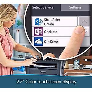 Brother HL-L2380DW Wireless Monochrome Laser Printer, Amazon Dash Replenishment Ready (Renewed)