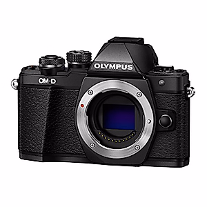 Olympus OM-D E-M10 Mark II Mirrorless Camera (Black) - Body only