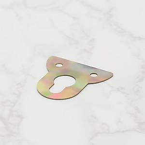 eMagTech 100Pcs Photo Frame Hanging Plate Mirror Picture Holders Metal Hidden Mirror Clip Holders Accessories for Slotted Mirrors Glass Panels Picture Frames