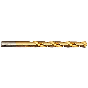 Irwin Tools 63922 Single Titanium Coated High-Speed Steel 135-Degree Split Point Drill Bit, 11/32"