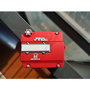 JDMTuning DOHC VTEC Apple Airpods Engine Silicone Case Cover for Protection Fits 3rd Gen Wireless Charging (Airpods3Honda)