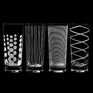 Mikasa Cheers Highball Glass, 19.75-Ounce, Set of 4