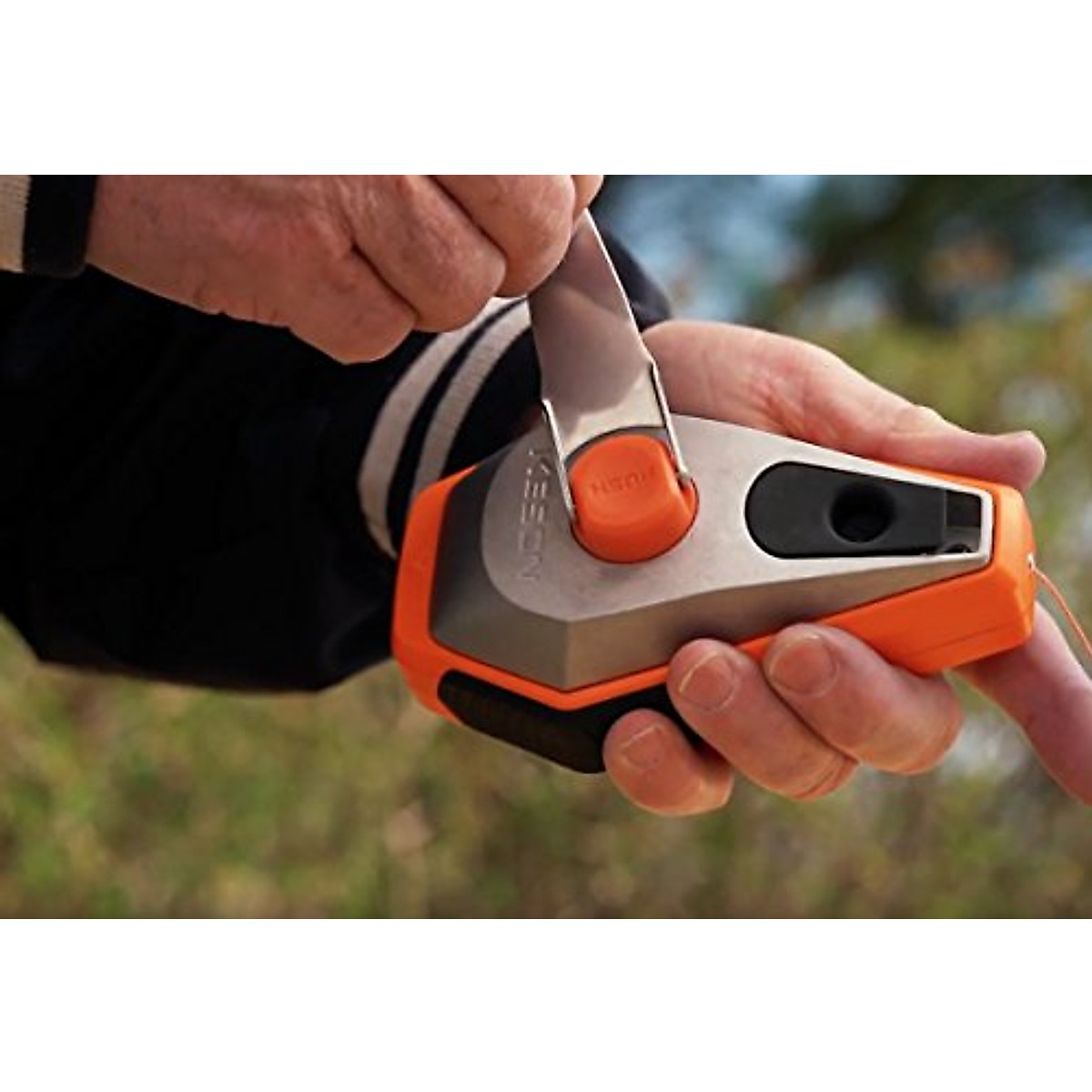 Keson K3XPRO Precision String Chalk Line Reel with 3X1 Rewind, 100-Foot