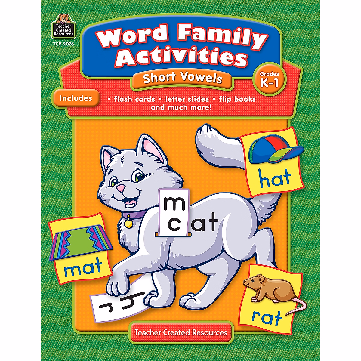 Word Family Activities: Short Vowels Grd K-1: Short Vowels Grd K-1