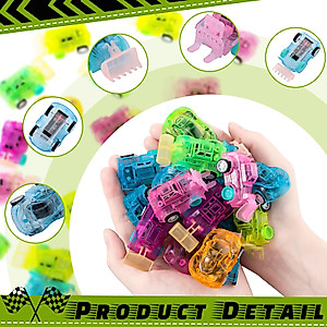 Leitee 150 Pack Mini Pull Back Car Bulk Birthday Party Favors Carnival Prizes Racing Vehicles Pull Back Car for Goodie Bag Stuffers Classroom Exchange Gifts(Stylish Style)