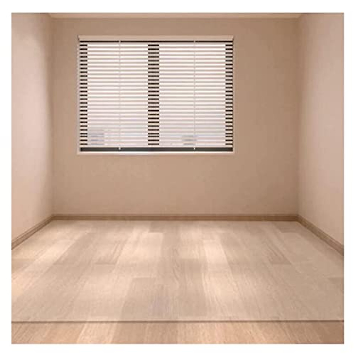 Clear PVC Desk Chair Mat PVC Hardwood Floor Mat Protector,1.5mm Thick, Clear Vinyl Floor Runner Protect Pads/Non Slip Transparent Doormat Protector Chair Mat,85/105/125/145cm Wide for Office & Home (