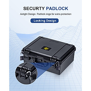 DEVASO Hard Carrying Case Compatible with Xbox Series X, Professional Deluxe Waterproof Case Soft Lining Hard Case for Xbox Series X Console, Controllers, Headset and Other Accessories