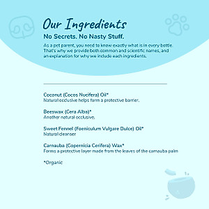 kin+kind Hot Spot Treatment for Dogs & Cats- Itch Relief, Skin Soother and Healing Balm - Coconut Oil, Beeswax, Sweet Fennel Oil - All Natural - Made in USA