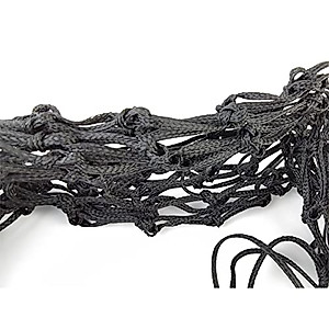 GXXMEI 2PCS Horse Hay Net 40" Slow Feeder Hay Bag Equestrian Feeding Supplies (Black)