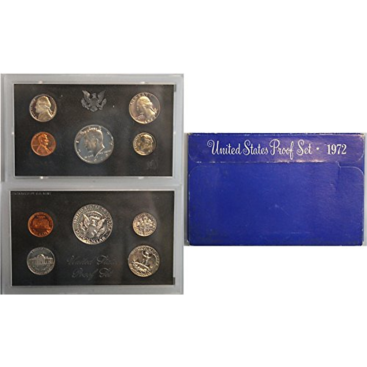 1970 S -1979 US Mint Set Clad Proof Set Run 57 coins