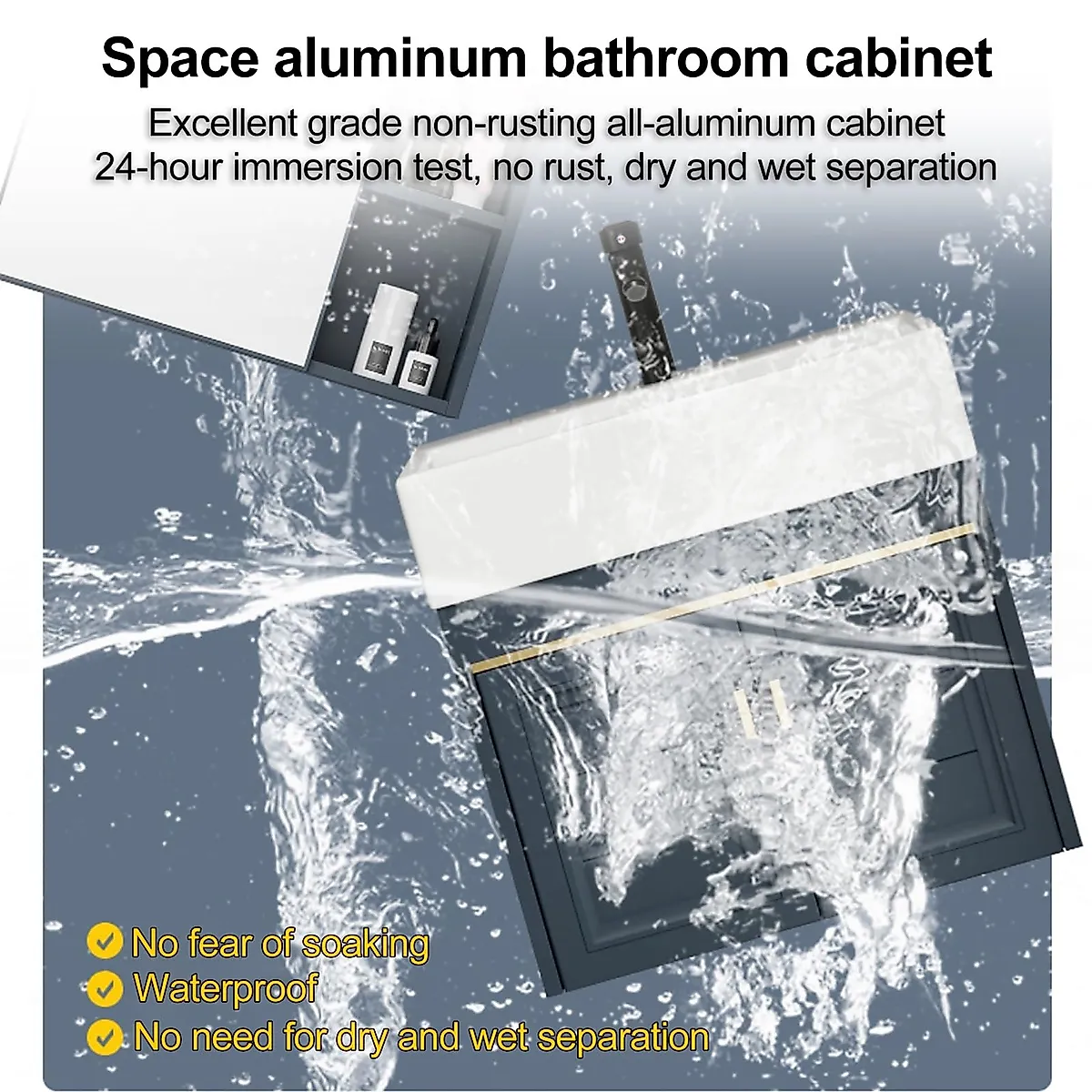 Vessel Sink Rectangular, Ceramic Vessel Sinks for Bathrooms, Modern Pianted Wall Mounted Vessel Sink Cabinet Set, Bathroom Ceramic Washbasin and Faucet Combo, for Small Space ( Size : 33*29cm/12.9*11.