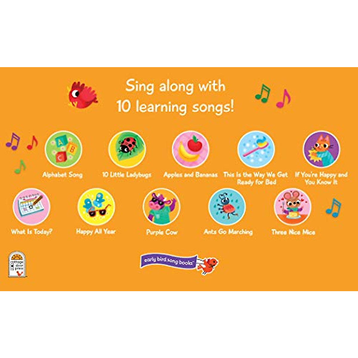 ABC & 123 Learning Songs: Interactive Children's Sound Book (11 Button Sound) (11 Button Sound Book)