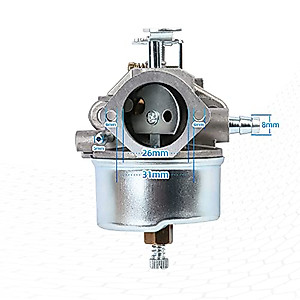 632334A Carburetor for Tecumseh 632334 632111 640334A 632370A Carburetor, HM70 HM80 HMSK80 HMSK90 Engines, 38080 824 Snow Blower Thrower Craftsman Toro Troybilt Carburetor
