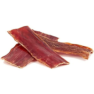 Best Dog Chews Beef Gullet Strips for Dogs and Puppies Beef Jerky Treats Chews Naturally Rich in Glucosamine & Chondroitin 100% Real Beef Strips Best Dental Treats-Rawhide Free 6 inch(12 Count)