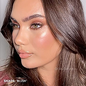 ICONIC LONDON Illuminator | Liquid Highlighter for a Radiant Glow, Cruelty-Free, Vegan Makeup, Blush (Peachy Rose) 0.45 Fl oz