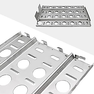 Hongso Stainless Steel BBQ Gas Grill Heat Plate, Heat Shield for Lynx L27 Models (16 7/8" x 9 1/2"), SPB571-2