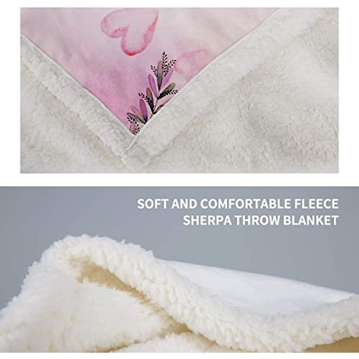 Jekeno Butterfly Gifts Blanket for Women - Super Soft Warm Cozy Fuzzy Plush Colorful Butterflies Pattern Sherpa Throw Blankets for Christmas Teens Kids Girls Adults Men Best Friend Birthday 50"x60"