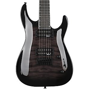 Jackson JS Series Dinky Arch Top JS22Q-7 DKA HT Electric Guitar - Transparent Black Burst