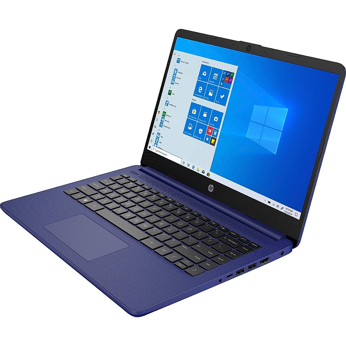 hp 2022 Stream 14inch HD Display, Intel Celeron N4020 Dual-Core Processor,4GB DDR4 Memory,128GB Storage(64GB eMMC+64GB Card),WiFi,Webcam,Bluetooth,1-Year Microsoft 365,Win10 S,Indigo Blue|TGCD Bundle