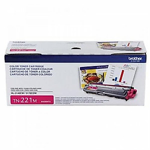 Brother Genuine TN221M Magenta Toner Cartridge