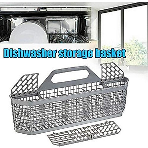 AUSUKY Kitchen Aid Dishwasher Silverware Basket Filter Basket Flatware Organizers