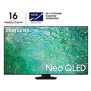 SAMSUNG QN55QN85CAFXZA 55 Inch 4K Neo QLED Smart TV with Dolby Atmos with a 7S-PS4-US1 4-Outlet Power with Omniport USB (2023)(USED)