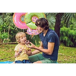 6PCS Big Donut Foil Balloons Large Mylar Doughnut Balloons for Birthday Party Wedding Decoration Baby Shower Donut Time