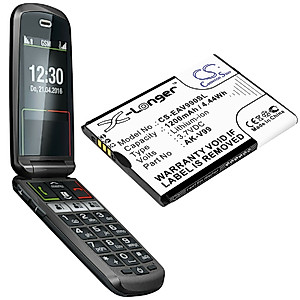 DRAWBELL Battery for E'mporia Select,V99,Basic V26,fit Part NO:AK-V99 (1200mAh)