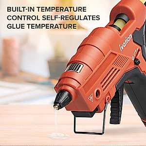 Ivation Cordless Butane Powered Glue Gun, Fast Heat-Up Gas Powered Hot GlueGun with Self-Regulating Temperature for DIY Projects, Arts & Crafts, Woodworking, Home Repairs Gift Decorations & More