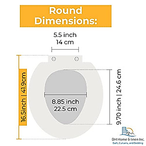 Heavy duty Dolphin Aquarium Round Toilet Seats with Cover Acrylic Seats.("17 Inch)