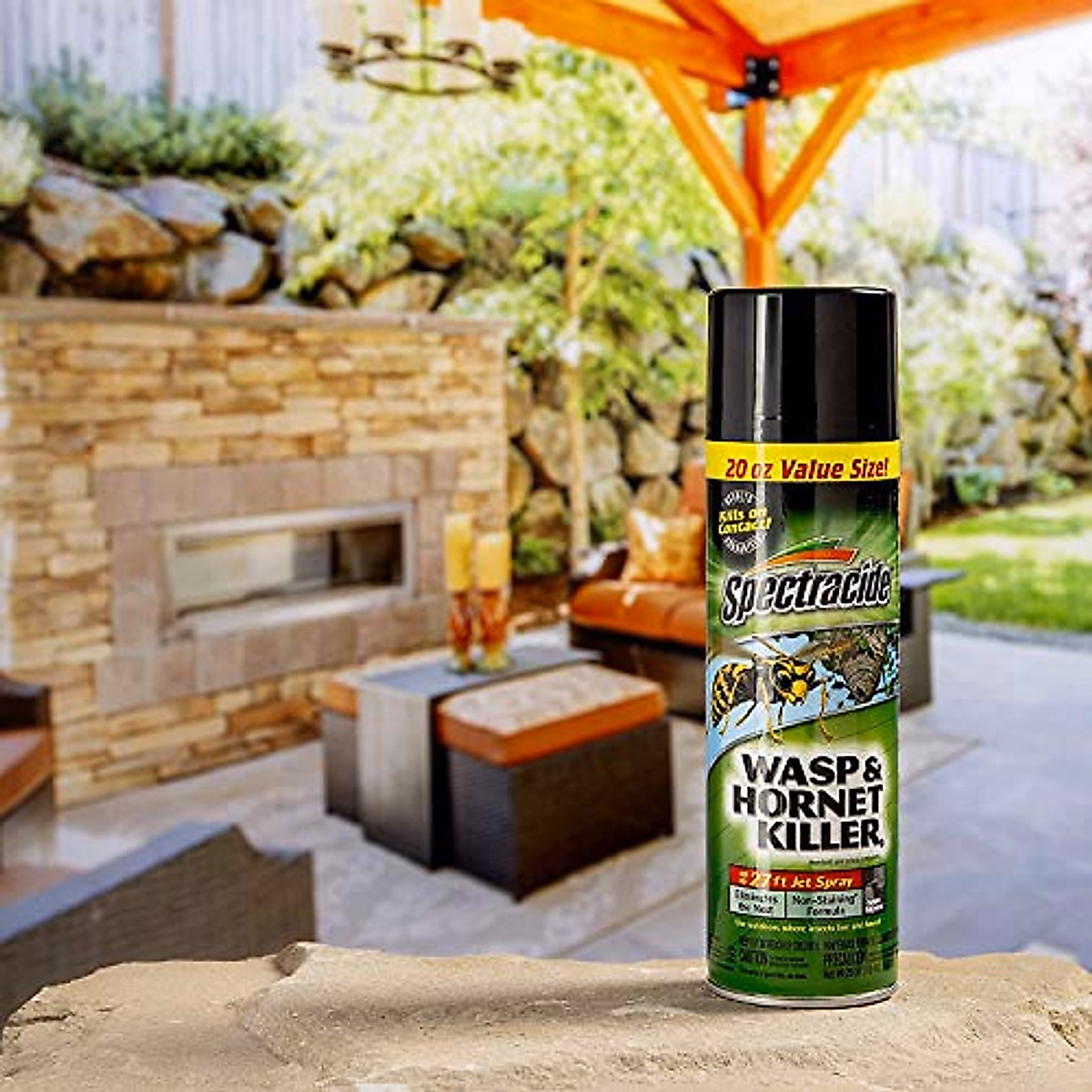 Spectracide Wasp and Hornet Killer Aerosol, 20-Ounce, 2-Pack